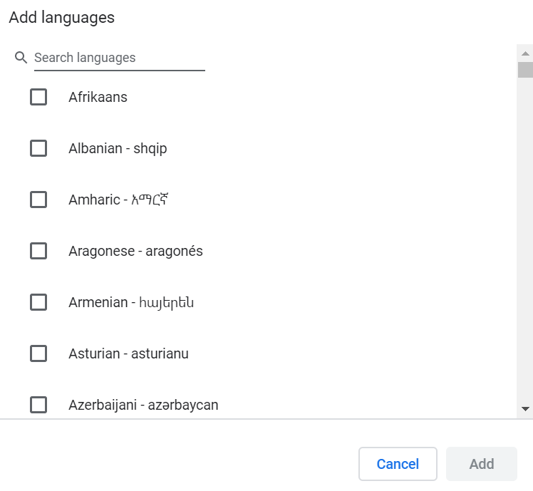 Changing language settings in Google Chrome to use the SMART Admin ...