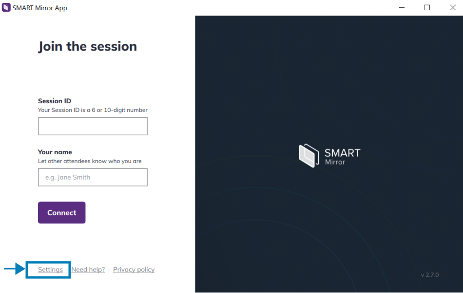 Verwendung der Tools der SMART Mirror App auf Windows- und macOS ...