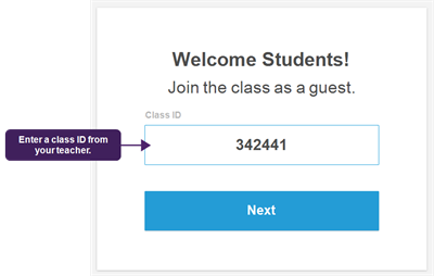 Finding your class ID - Lumio
