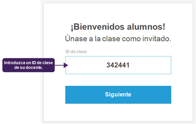 Encontrar su ID de clase - Lumio